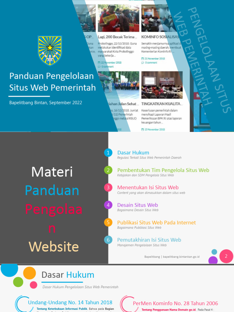 Panduan Pengelolaan Situs Web 2022 | PDF | Komputer