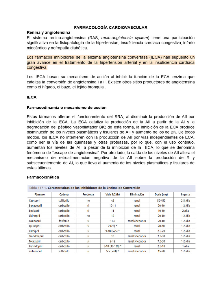 Examen de Enzima Convertidora de Angiotensina | PDF | Angiotensina | Sistema cardiovascular