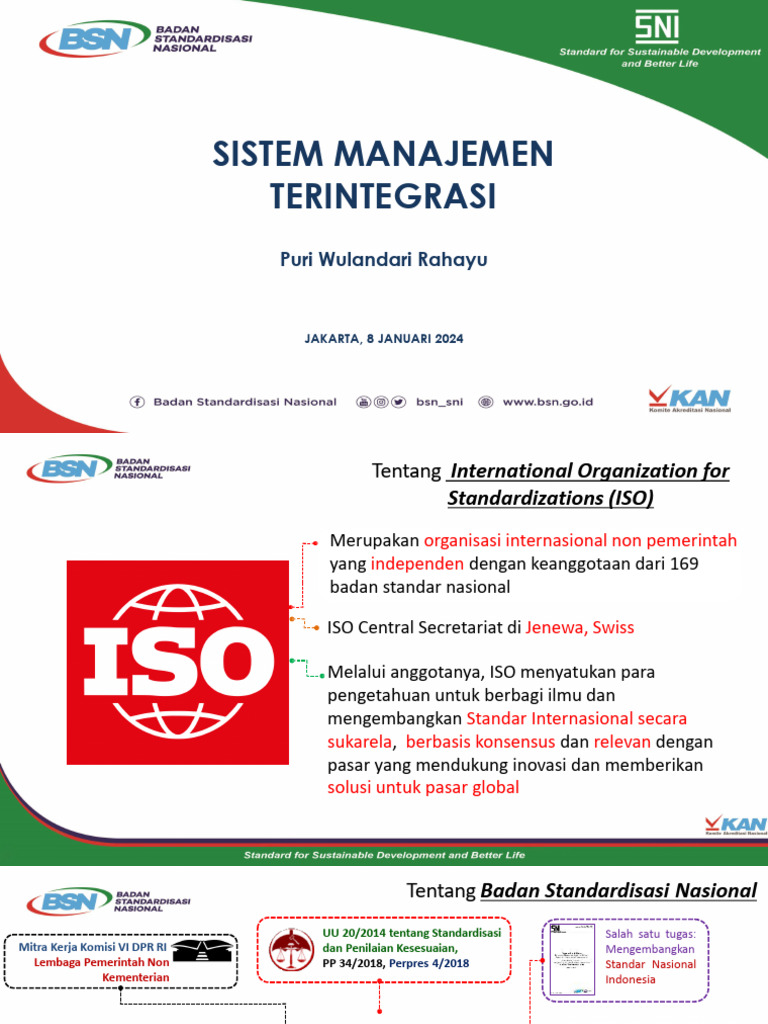 Sistem Manajemen Terintegrasi | PDF