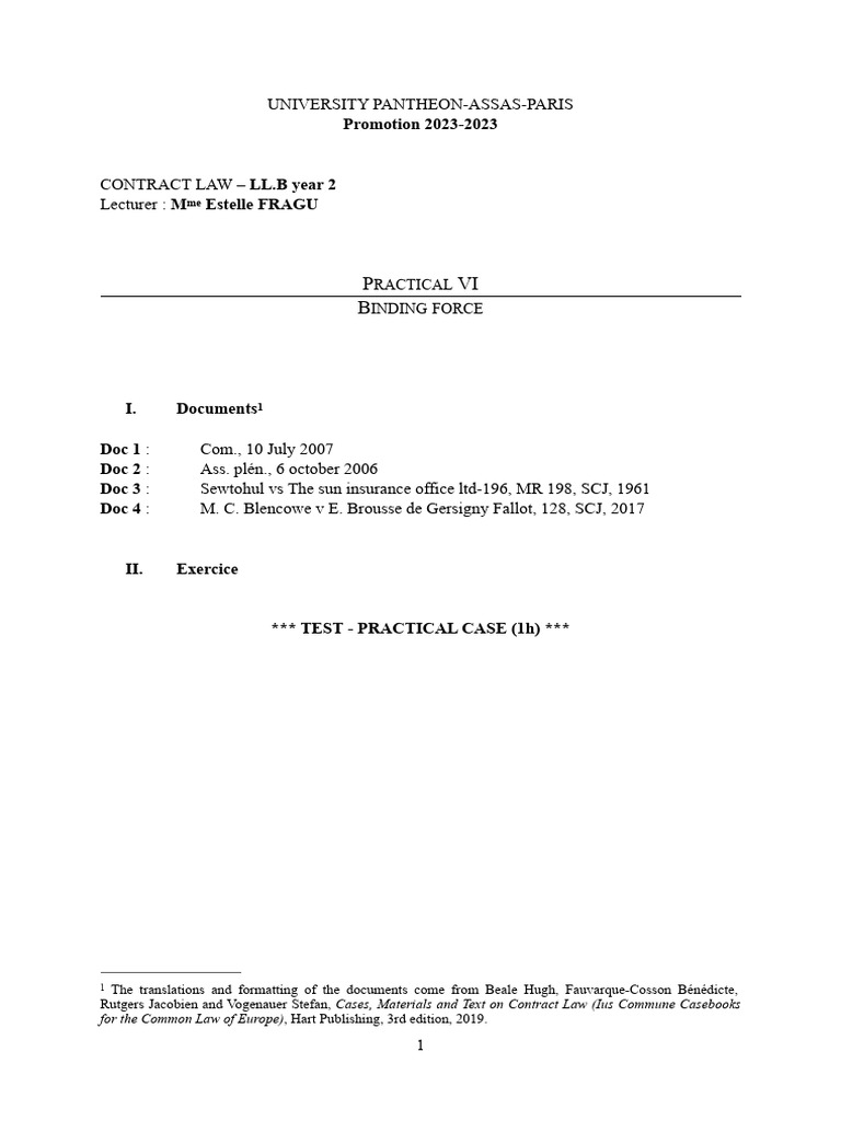 Practical 6 | PDF | Tort | Judgment (Law)