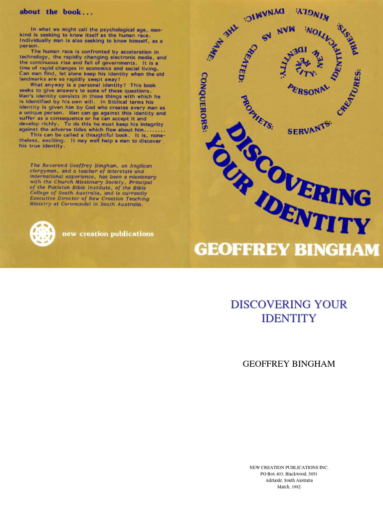 Discovering Identity GEOFFREY BINGHAM (Naijasermons - Com.ng) | PDF ...