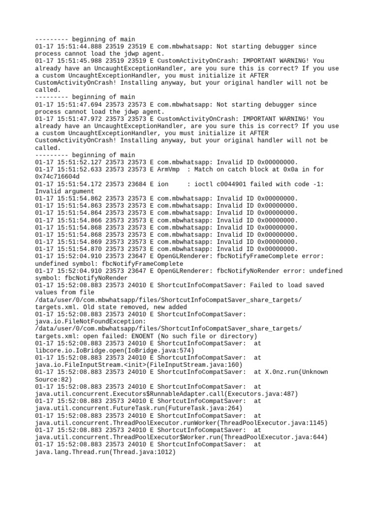 Logcat | Download Free PDF | Computer File | Java (Programming Language)