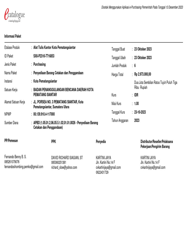 Cetak Pesanan SX6-P2310-7716853 | PDF