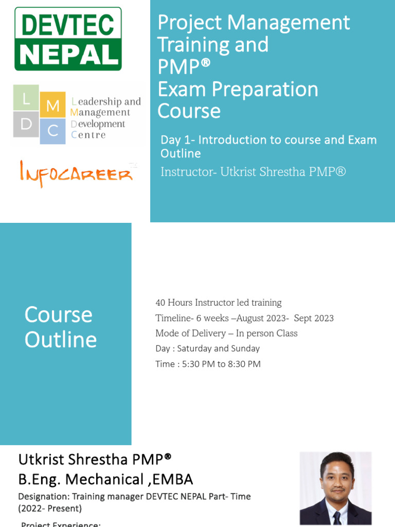 Day 1Project Management Professional | PDF