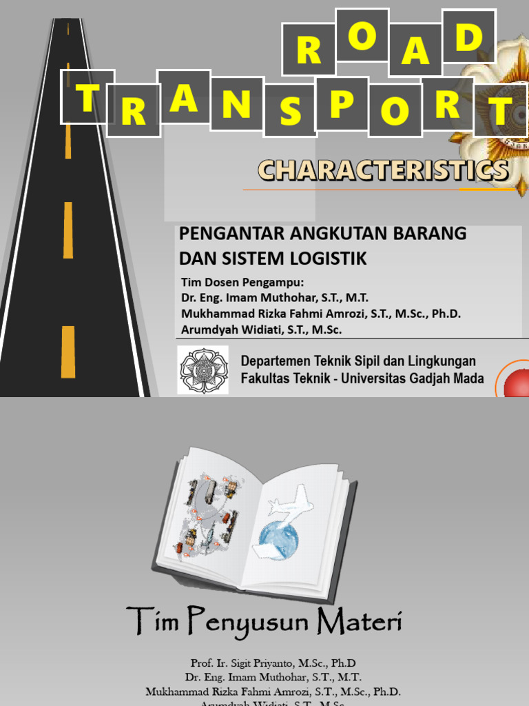 2023 Karakteristik Moda Transportasi Jalan | PDF