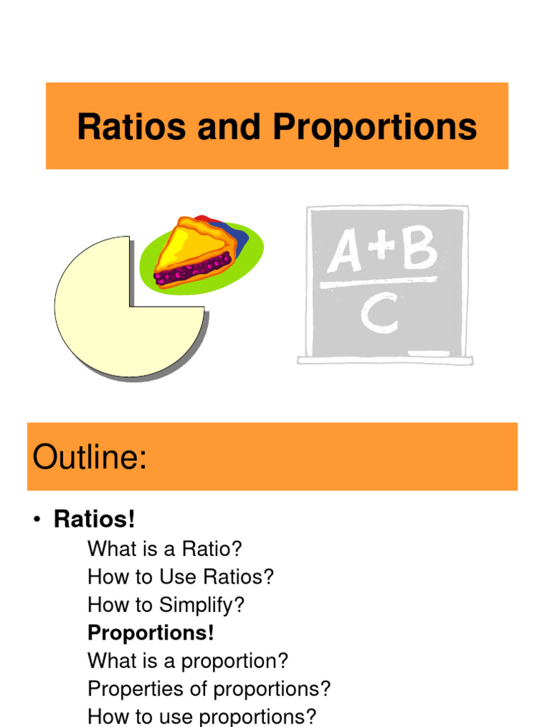 Ratios and Proportions | PDF | Ratio | Numbers