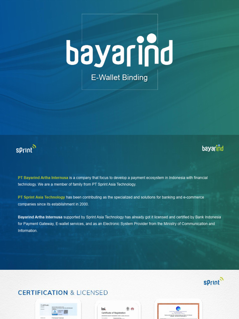 Bayarind E-Wallet Binding 2022 | PDF | Debit Card | Credit Card