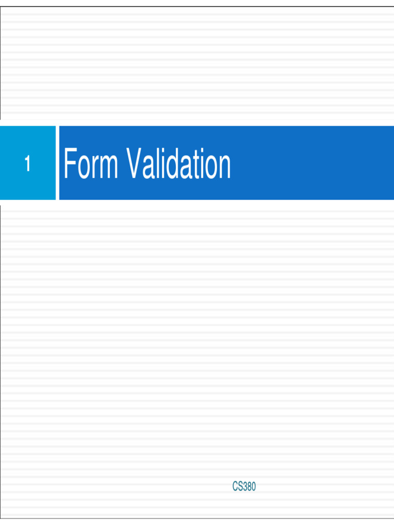 FORM VALIDATION CHECK | PDF | Regular Expression | Dynamic Web Page