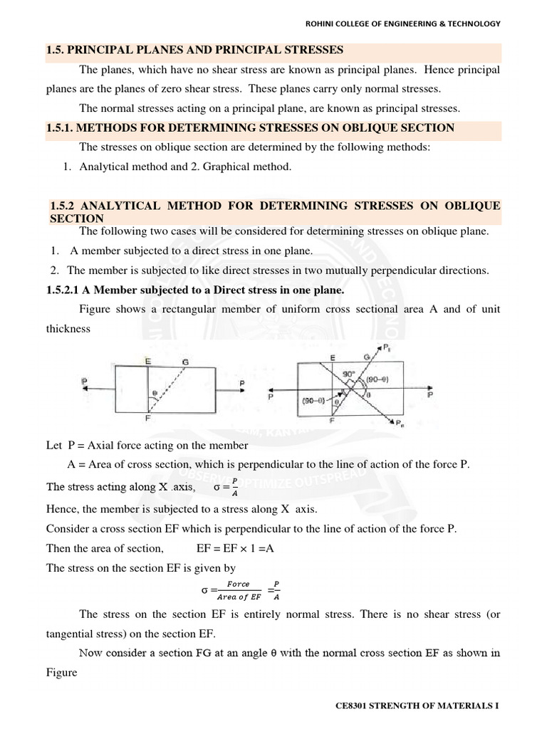 Rohini 70559087950 | PDF | Stress (Mechanics) | Strength Of Materials