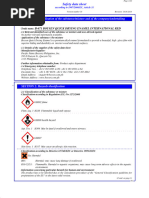 Zonrox Bleach Safety Data Sheet | PDF | Chlorine | Safety