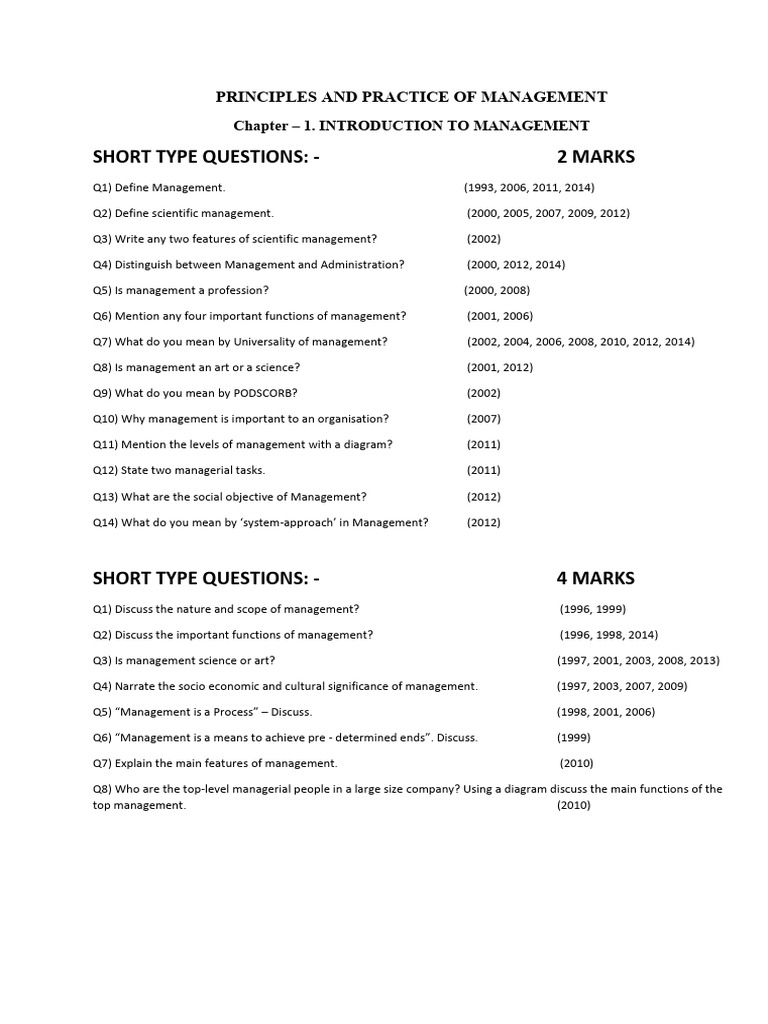 PPM Questions | PDF | Leadership | Motivation