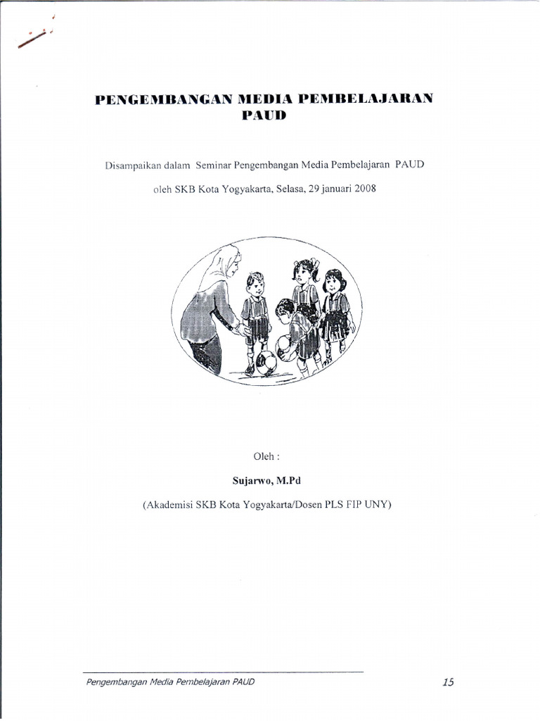Pengembangan Media Pembelajaran Paud | PDF