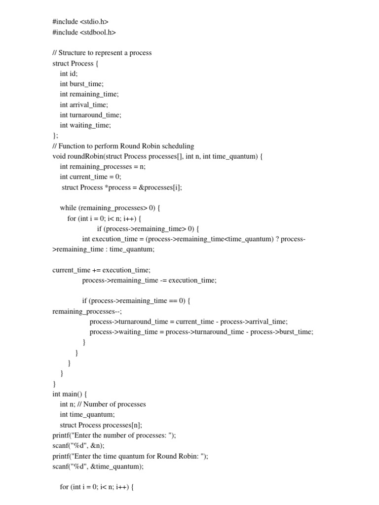 RR Implementation | PDF