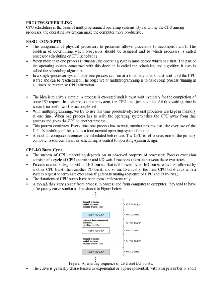 Process Schedduling-Synchronization and Deadlock Course Material | PDF | Scheduling (Computing ...