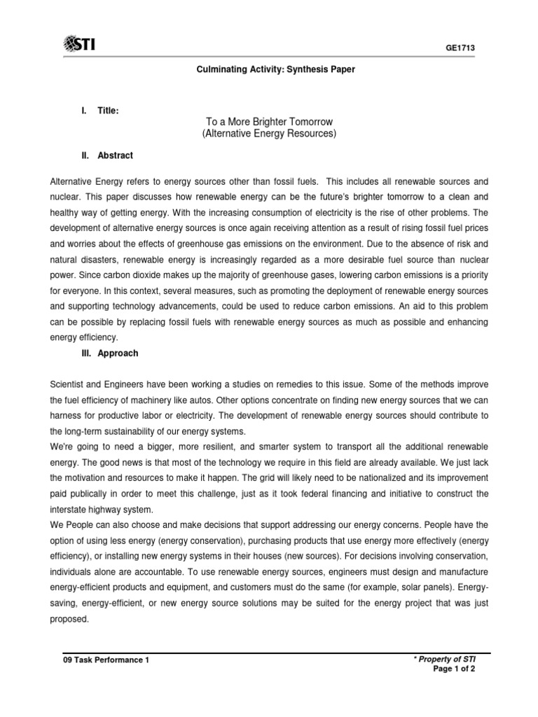 09 Task Performance 1 STS Finals BANGALANDOxDULLAGUExPANGANIBAN | PDF | Renewable Energy ...