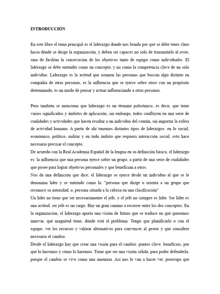 Yazli Ensayo Segundo Libro | Descargar gratis PDF | Liderazgo | Grupo ...
