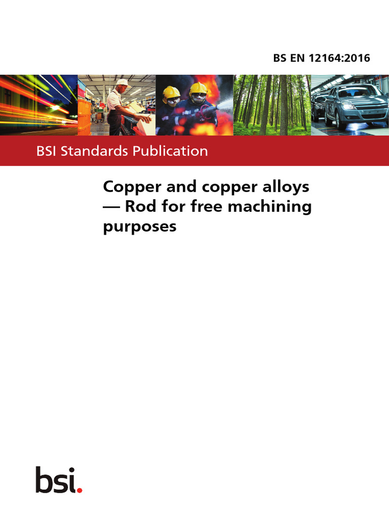 BS en 12164-2016 | PDF | Engineering Tolerance | Copper