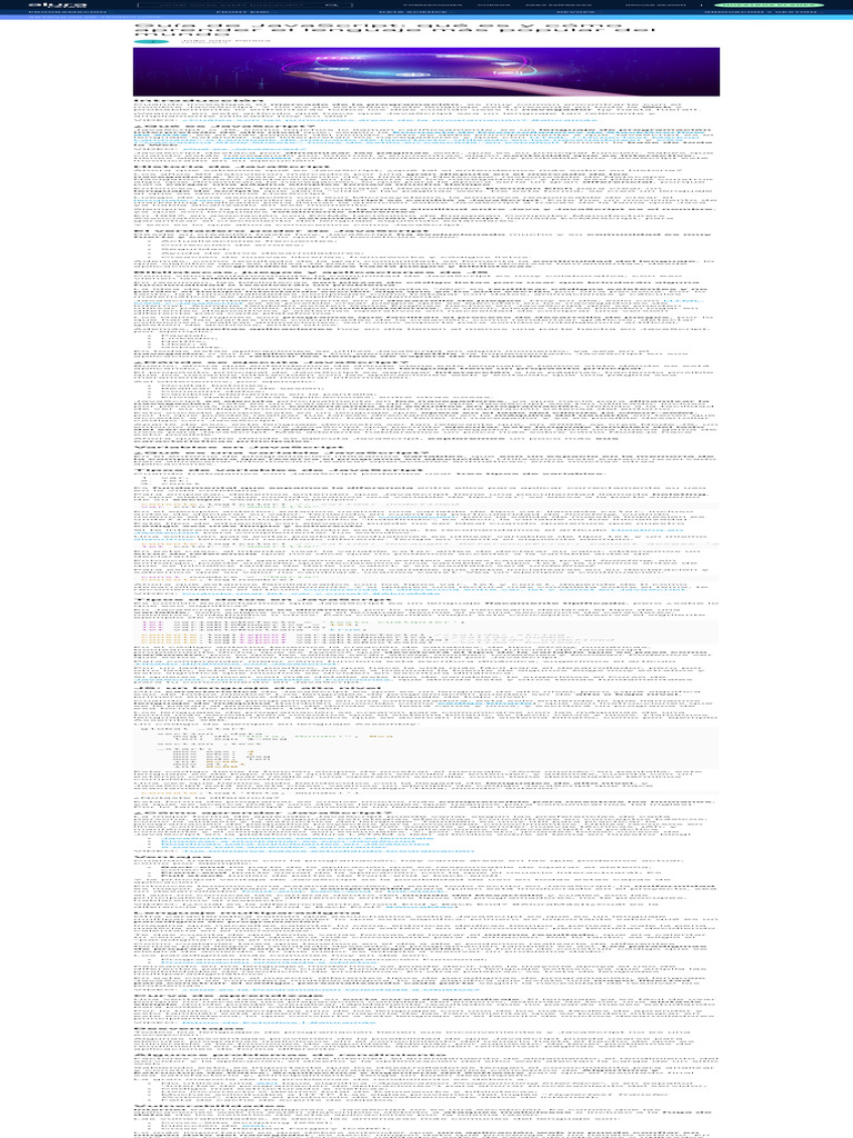 Guía de JavaScript Qué Es y Cómo Aprender El Len | PDF | Script Java | Modelo de objeto de documento