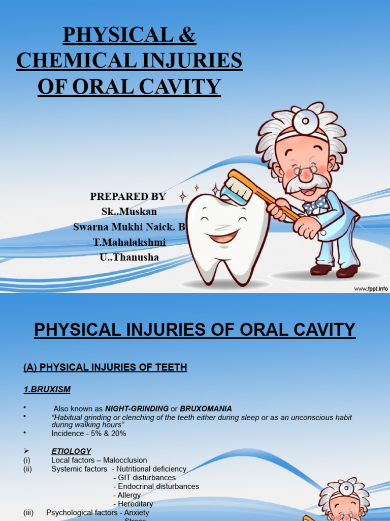 Oral Pathology Physical Chemical Injuries of Oral Cavity | Download Free PDF | Chemotherapy ...
