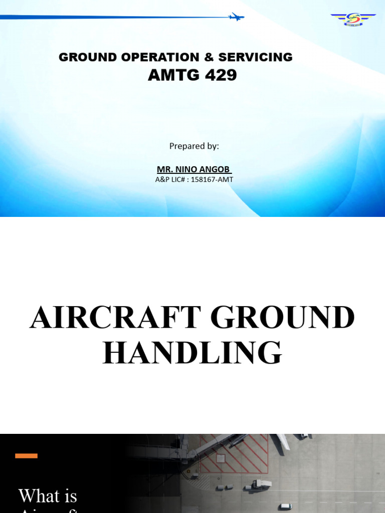 AMT 429-Ground-Handling | PDF | Aviation | Airport