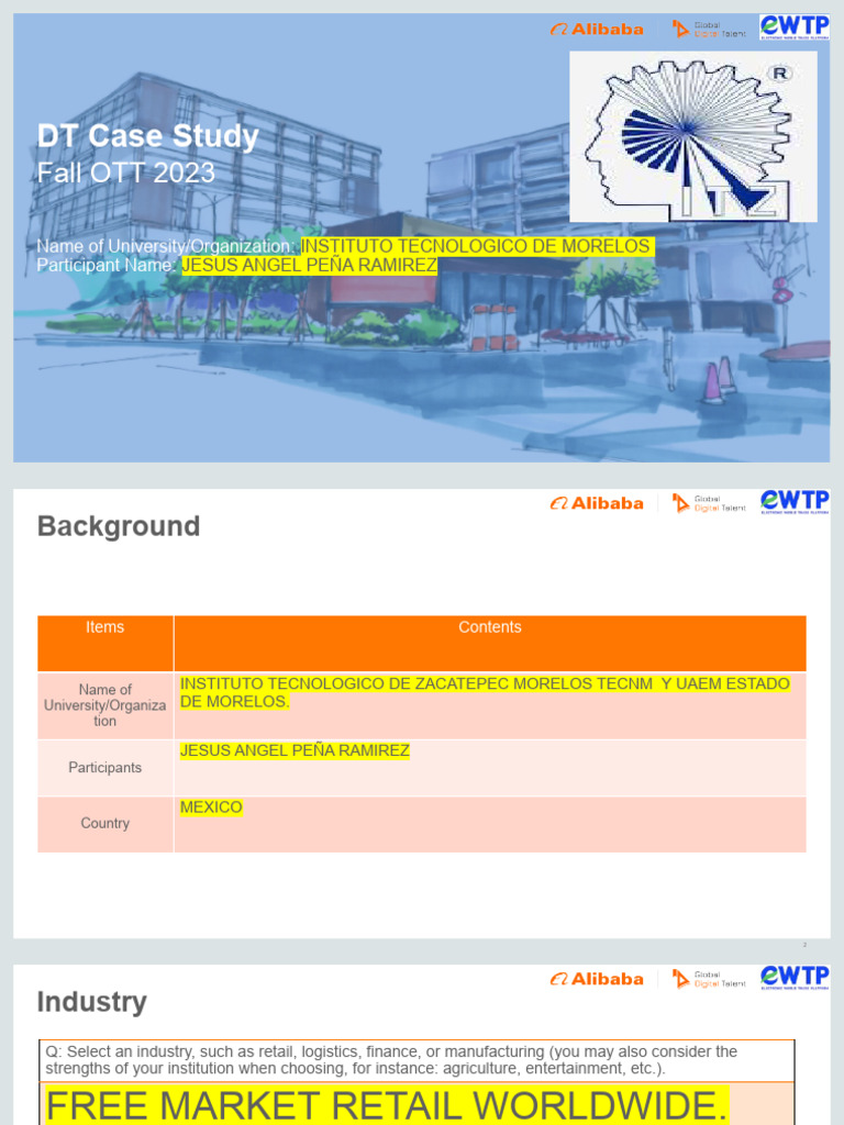 Jesus Angel Peña Ramirez - (Template) DT Case Study - Ing | PDF | E ...