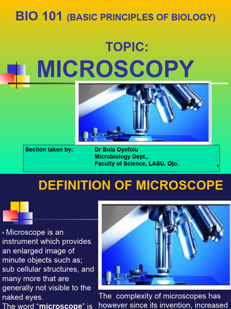 Module 5 | PDF | Fluorescence Microscope | Microscope