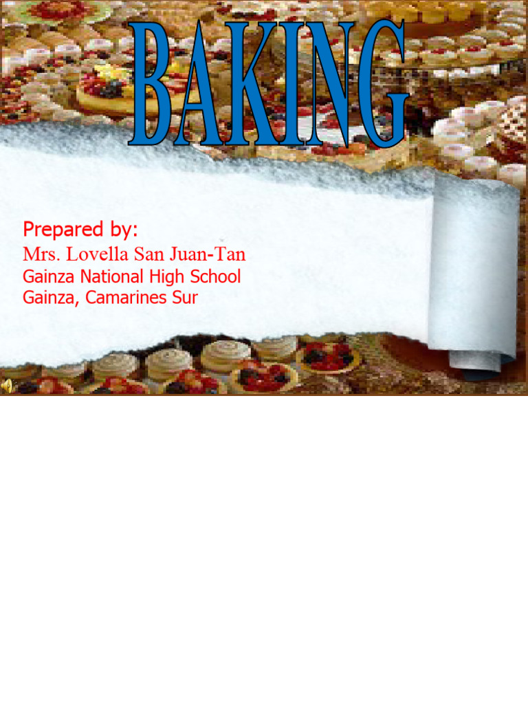 LESSON 2 Baking Ingredients | PDF | Baking | Flour