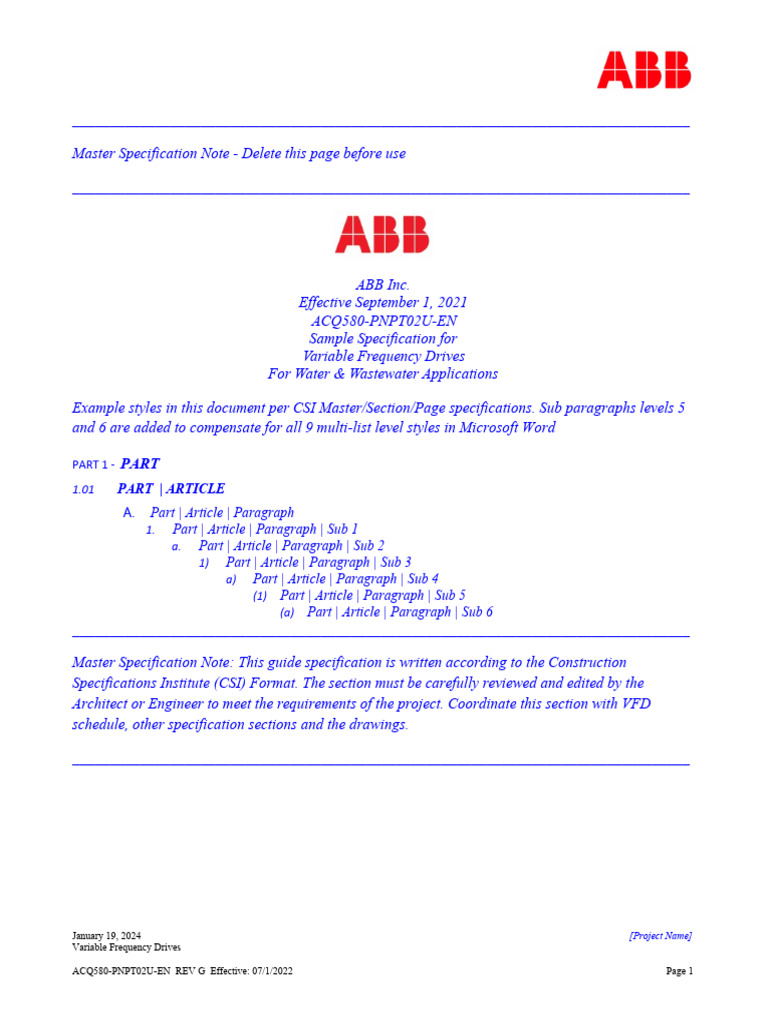 Acq580-Pnpt02u-En Rev G | PDF