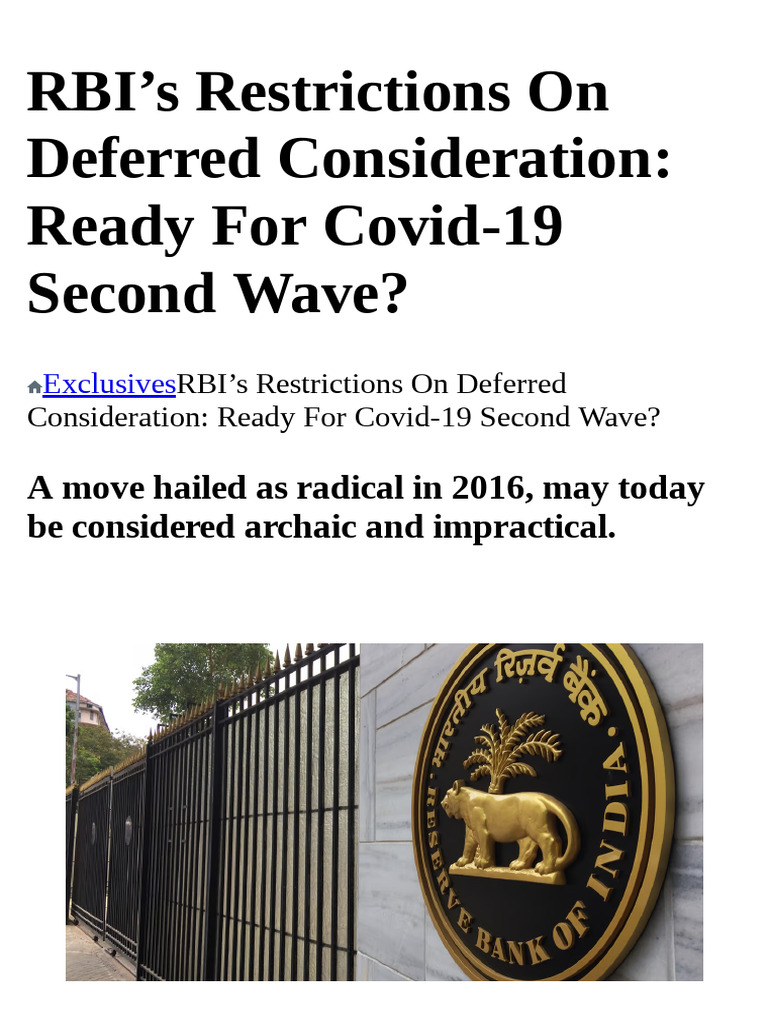 BQ Prime-RBI - S - Restrictions - On - Deferred - Consideration - Ready ...