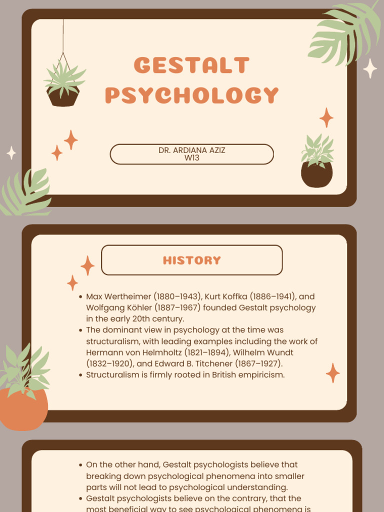 W13 Gestalt Law | PDF | Perception | Science