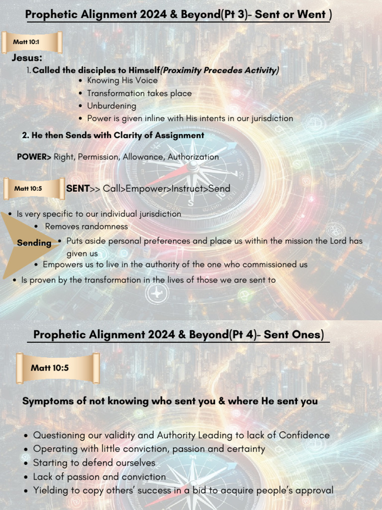 Prophetic Alignment 2024 & Beyond (PT 3 & 4) | PDF