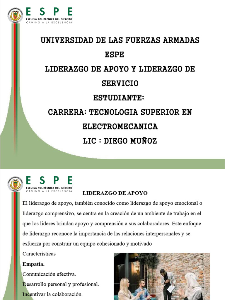Liderazgo de Apoyo | PDF | Liderazgo | Empatía
