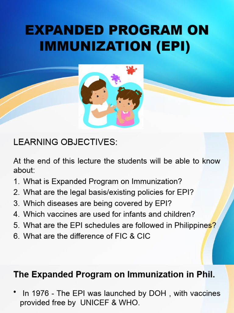 Expanded Program On Immunization Pdf Vaccination Vaccines