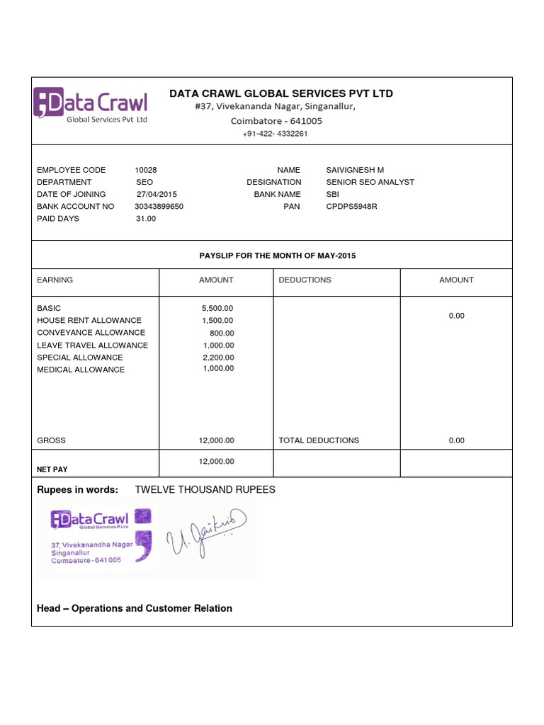 PaysliP Sa | PDF