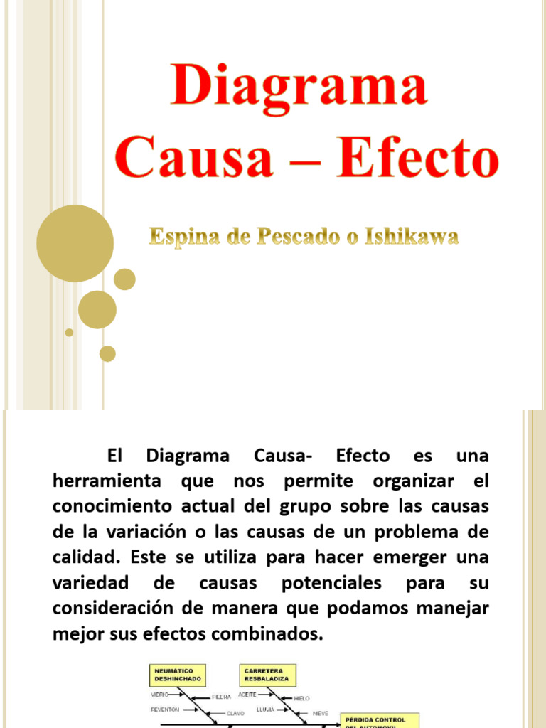 Diagrama Causa-Efecto | PDF