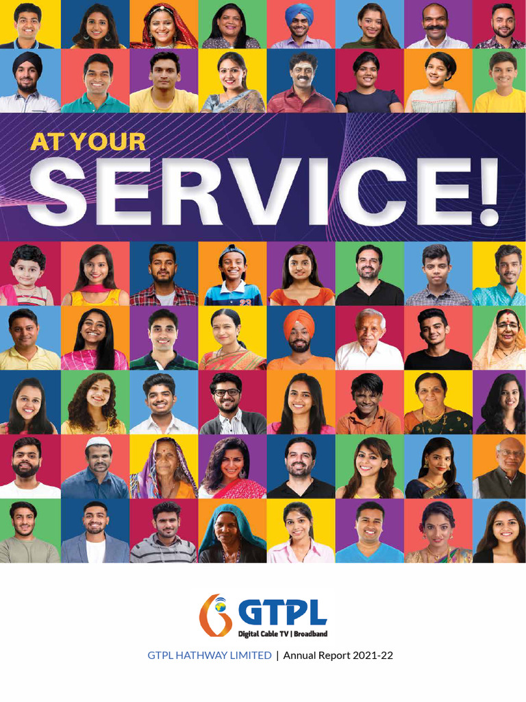 GTPL Hathway Annual Report 2021-22 | PDF | Set Top Box | Subscription ...