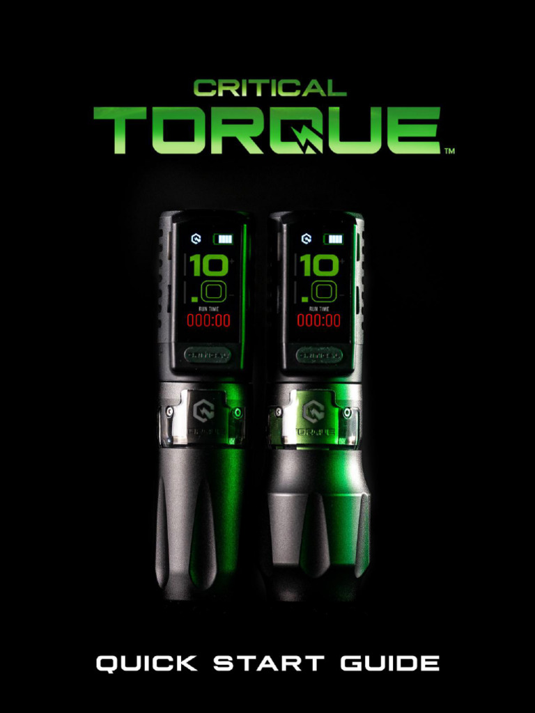 Critical Torque Machine Manual | PDF