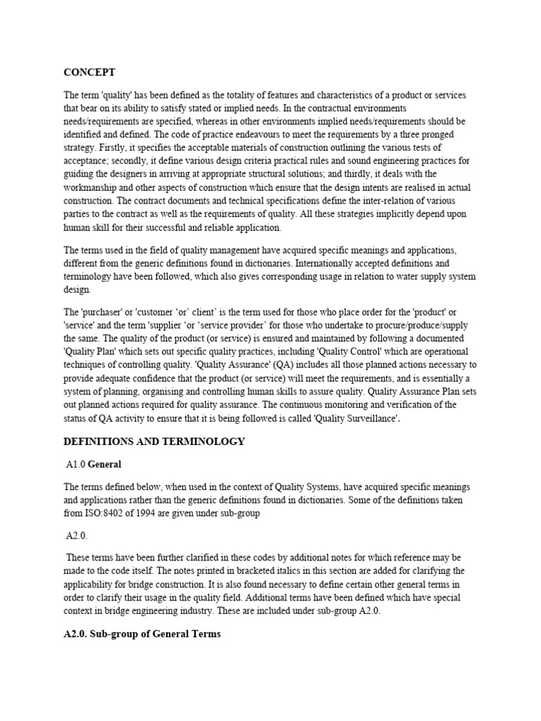 Quality Assurance Plan For Pdf