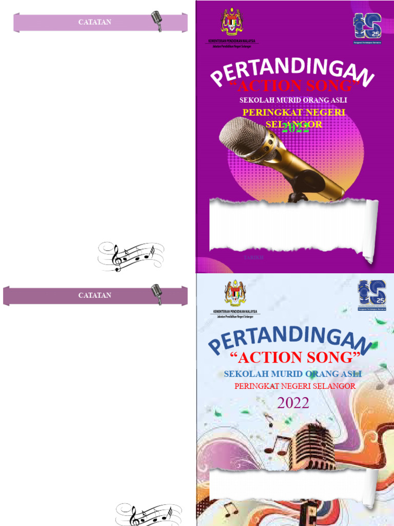 Buku Program Action Song N Selangor | PDF