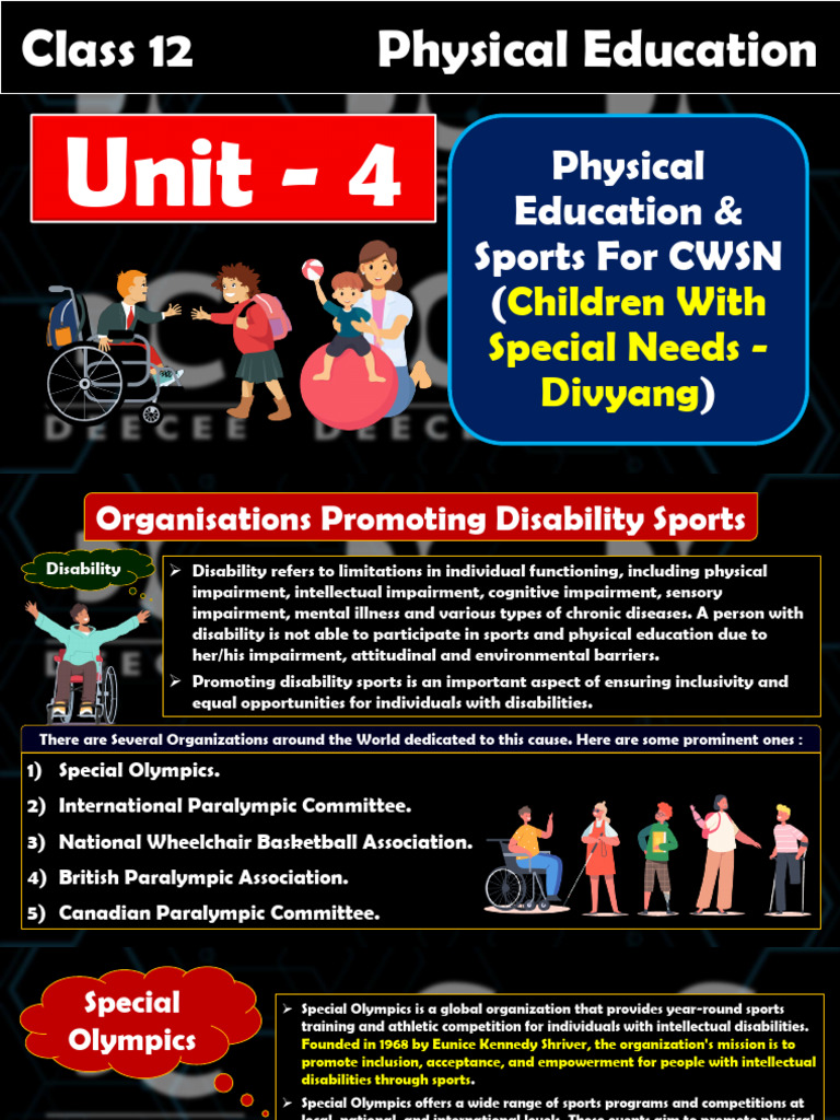 Chapter 4 PED | PDF | Paralympic Games | Inclusion (Education)