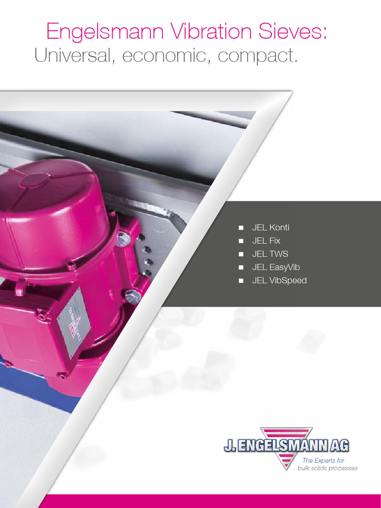 Engelsmann Folder-Vibrationssiebe E 140606 WEB | PDF | Welding ...