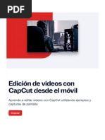 Guia Transiciones Efectos CapCut | PDF