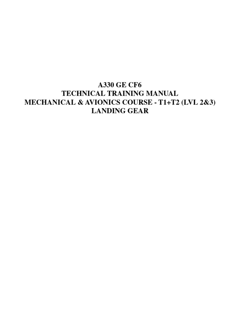 32 Landing Gear | PDF | Brake | Landing Gear