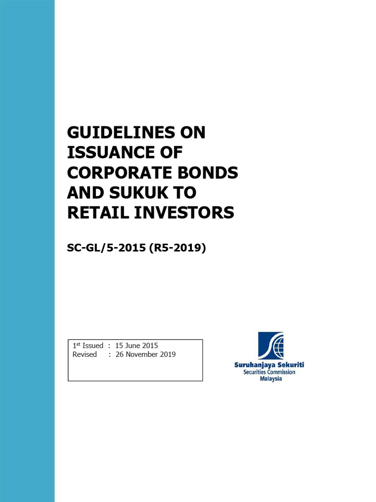 Guidelines On Issuance of Corporate Bonds and Sukuk To Retail Investors ...