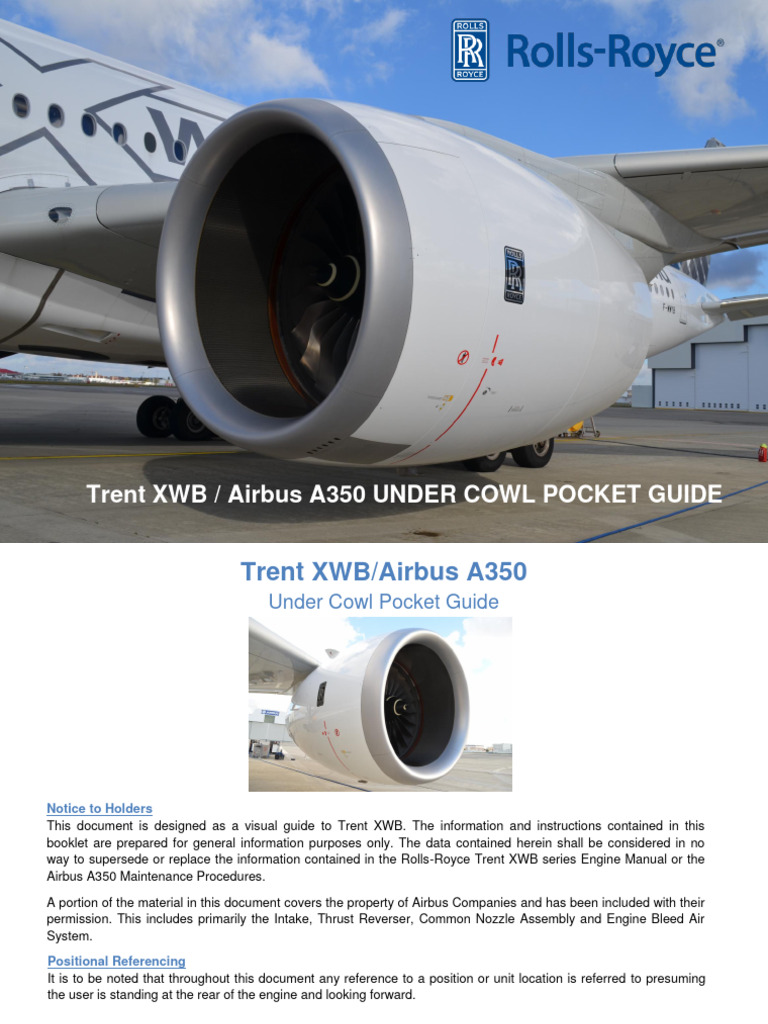 Trent XWB/A350 Under Cowl Guide | PDF | Valve | Pipe (Fluid Conveyance)