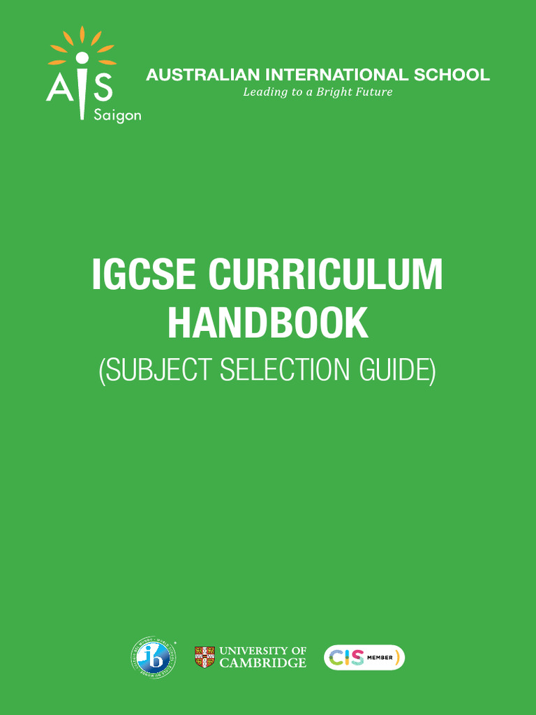 AIS - IGCSE-Curriculum-Handbook-2018-2019 | PDF | Mathematics | Curriculum