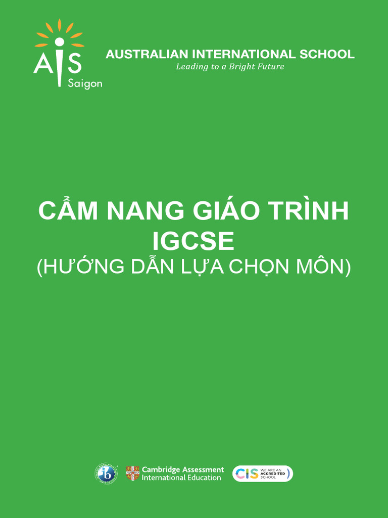 AIS - IGCSE-Curriculum-Handbook - VIETNAMESE | PDF