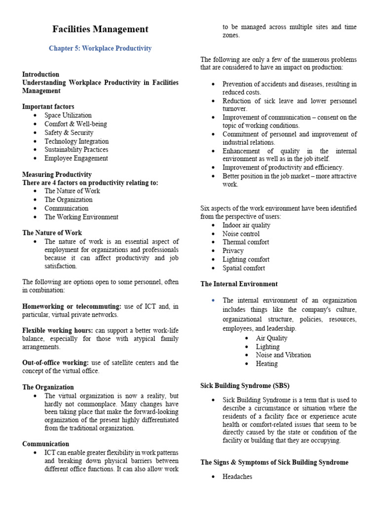 FM Reviewer CHAP 5 9 | PDF | Occupational Safety And Health | Risk