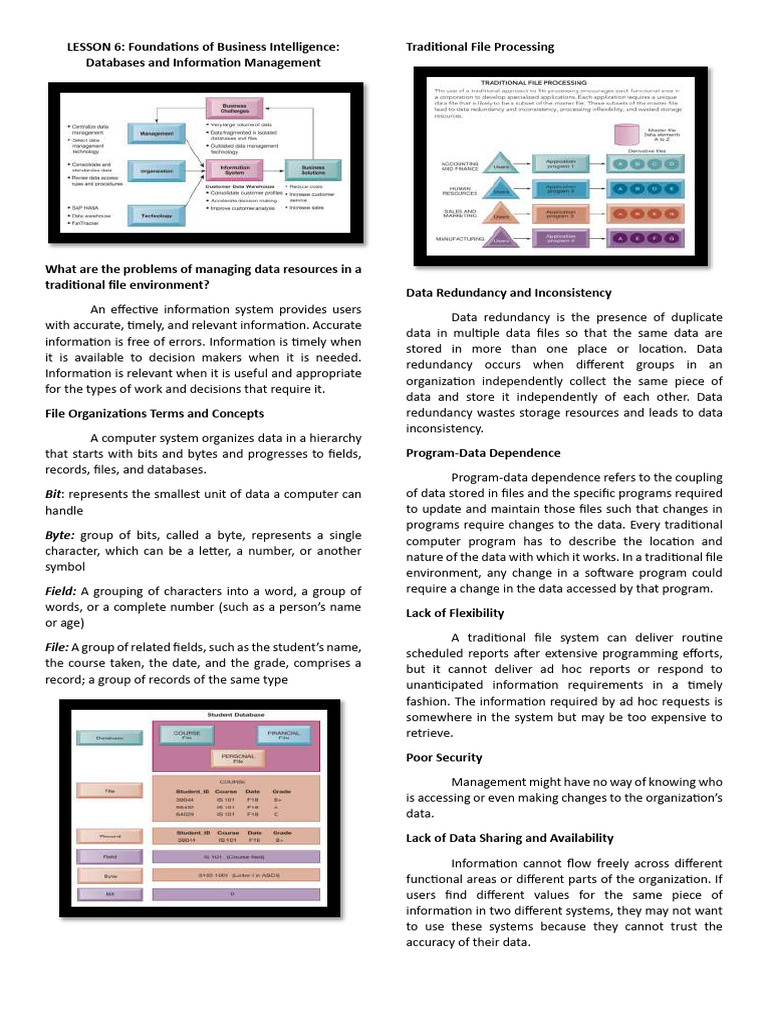 MIS-LESSON-6-10 | PDF | Databases | Computer File