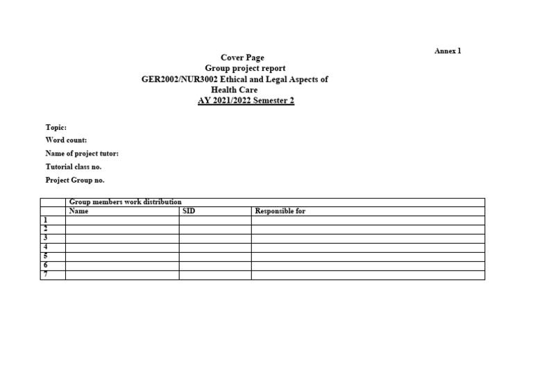 Assignment Cover Page | PDF
